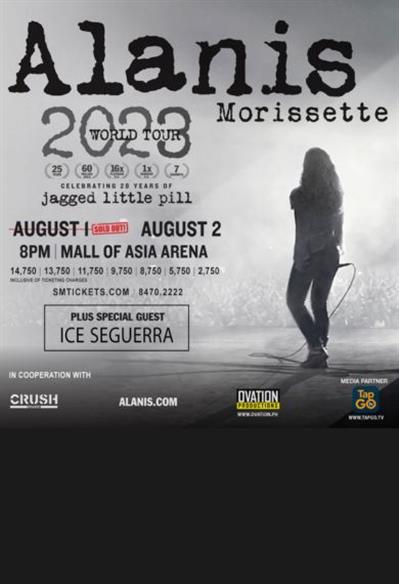 ALANIS MORISSETTE 2023 World Tour - Xperience Live Philippines